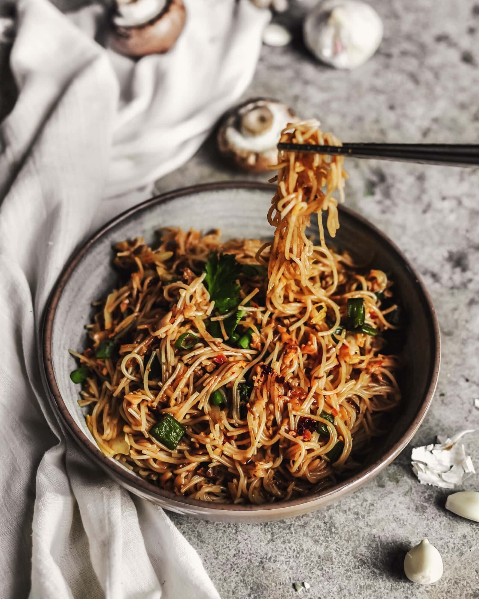 Sichuan Noodle Stirfry / 蚂蚁上树