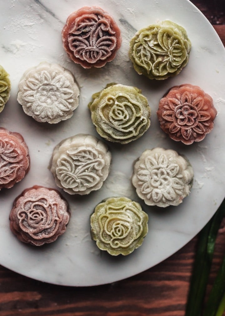 Snowskin Mooncakes 冰皮月饼 (Vegan)