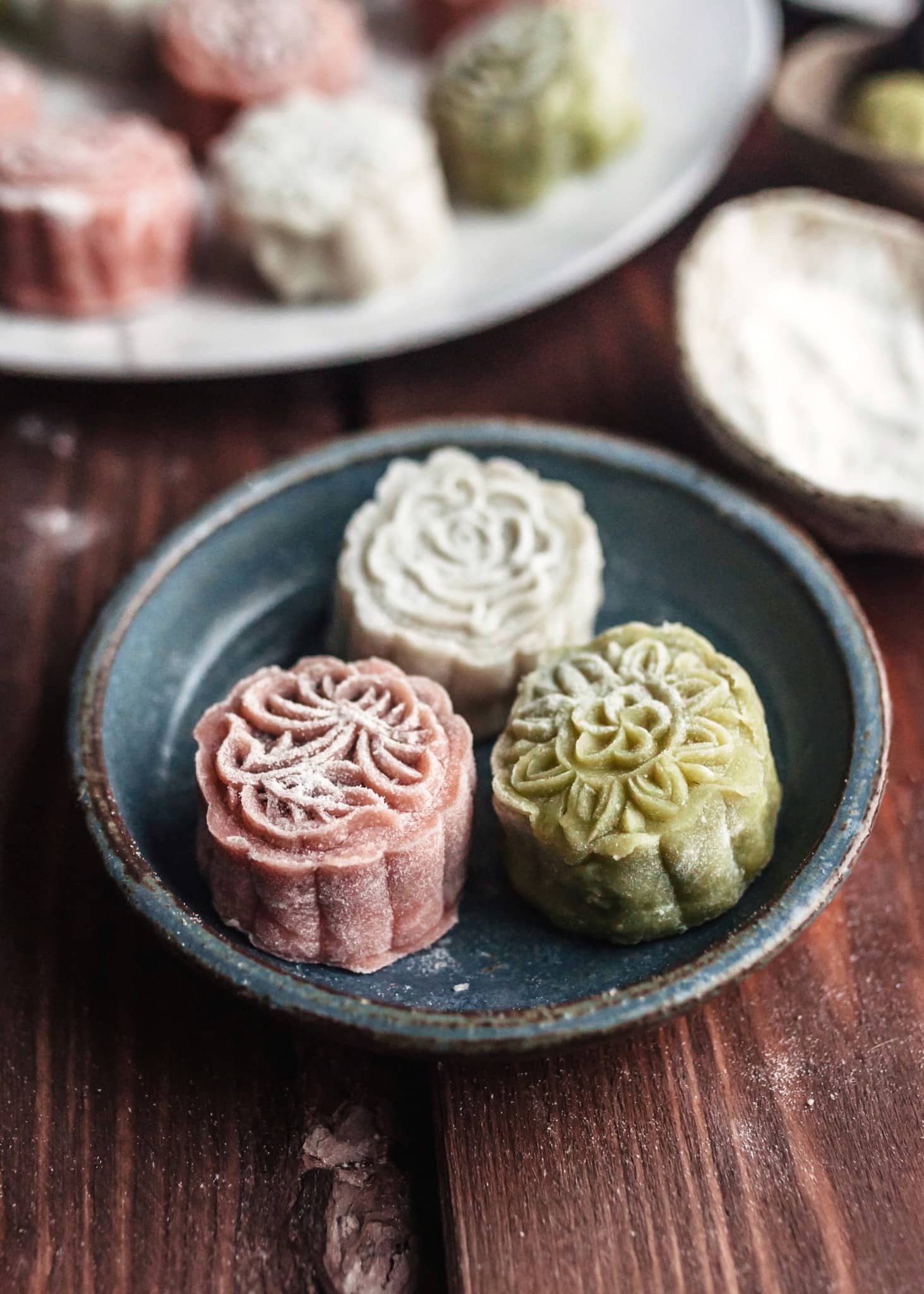 Snowskin Mooncakes 冰皮月饼 (Vegan)